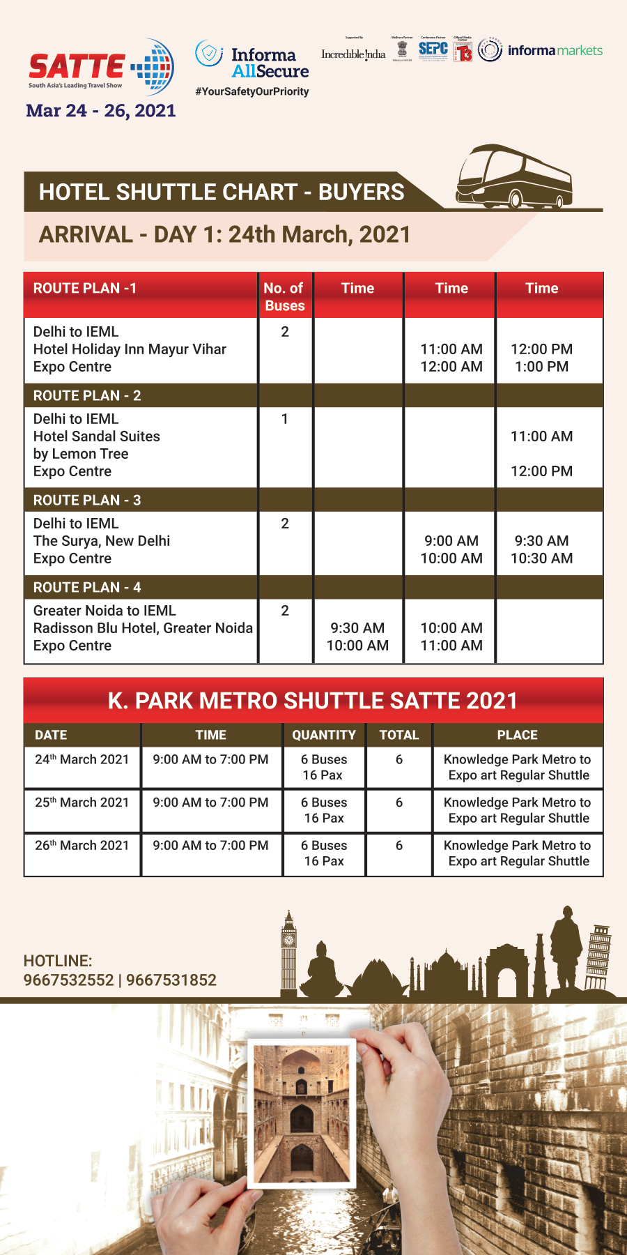 Shuttle Service - SATTE 2022