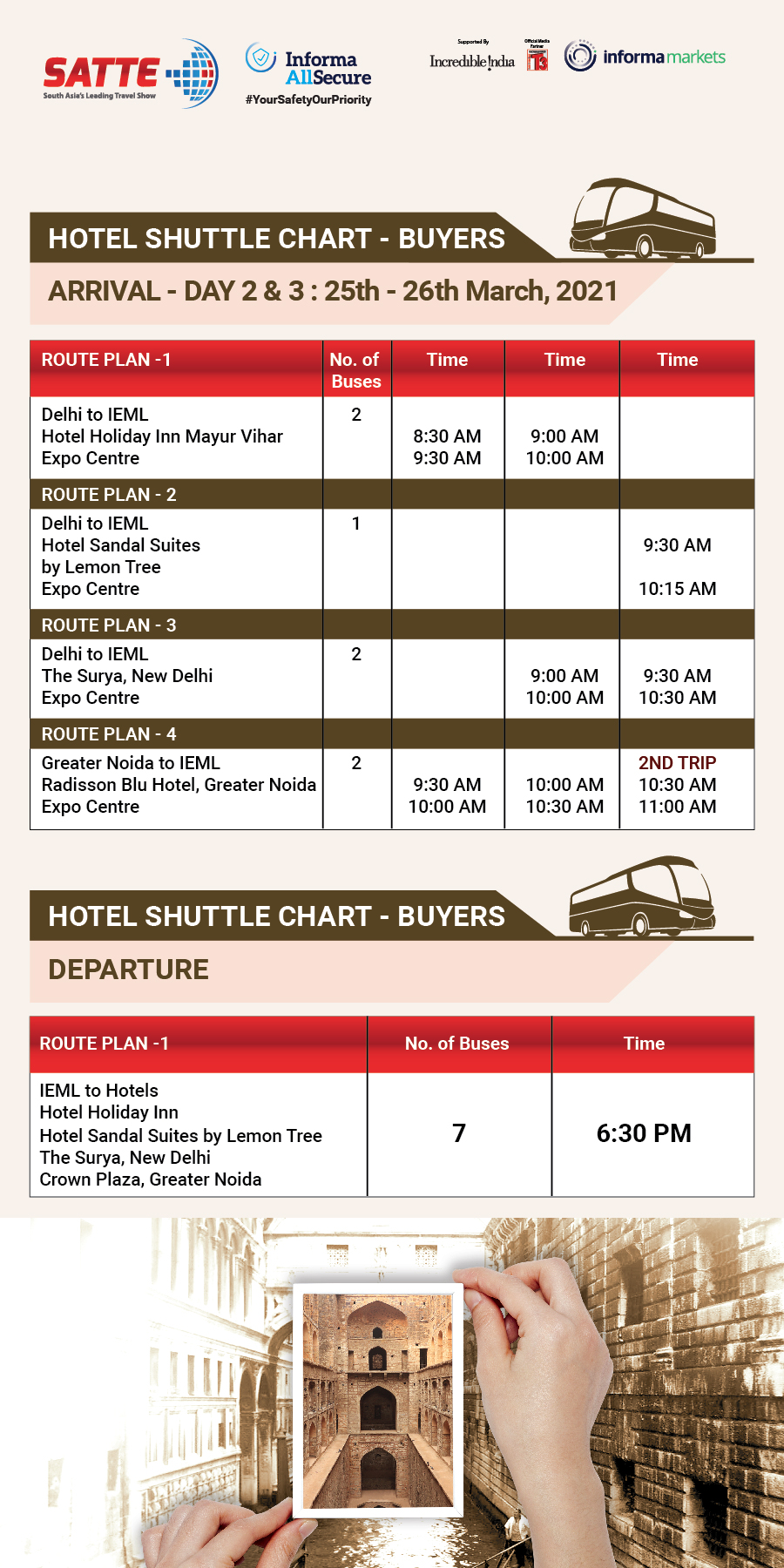 Shuttle Service - SATTE 2022